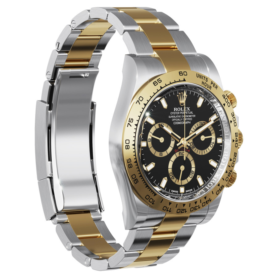 Rolex Cosmograph Daytona Two Tone - 3D Model for Corona