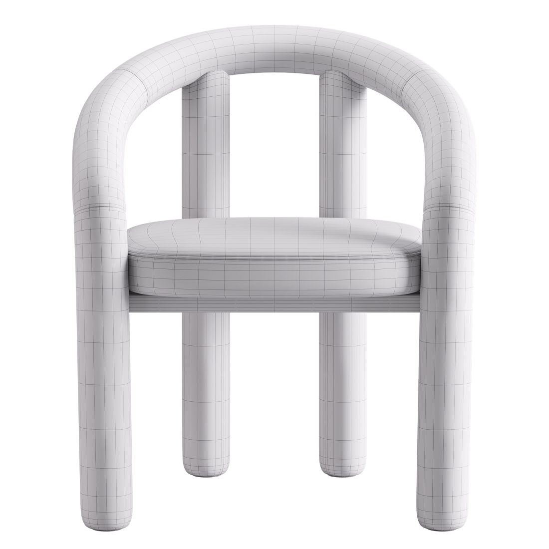 Velvet Armchair Calan 3D Model for Corona | CGMood