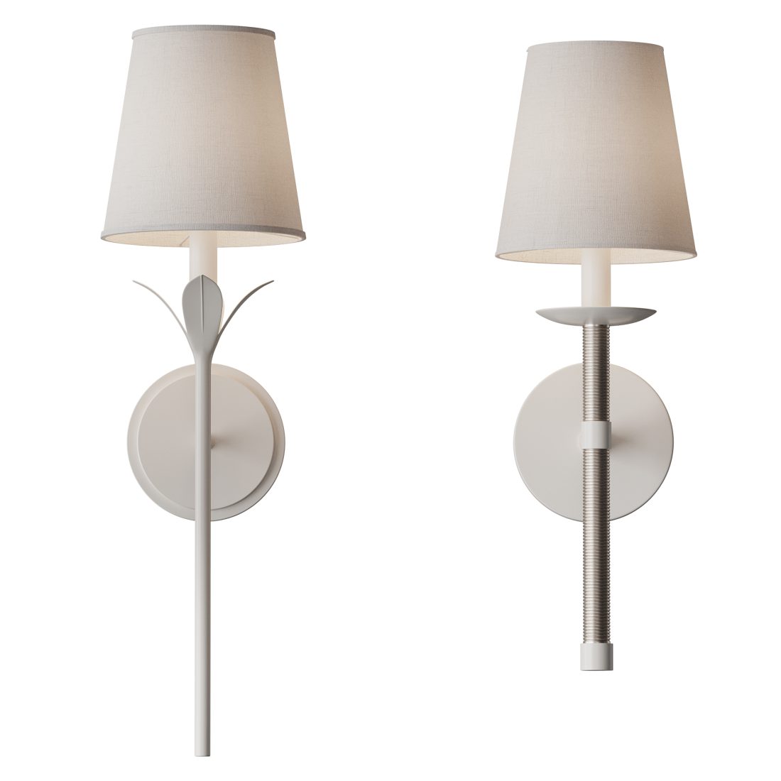 Olive Leaf Stem And Demske Sconce 3D Model for VRay, Corona | CGMood