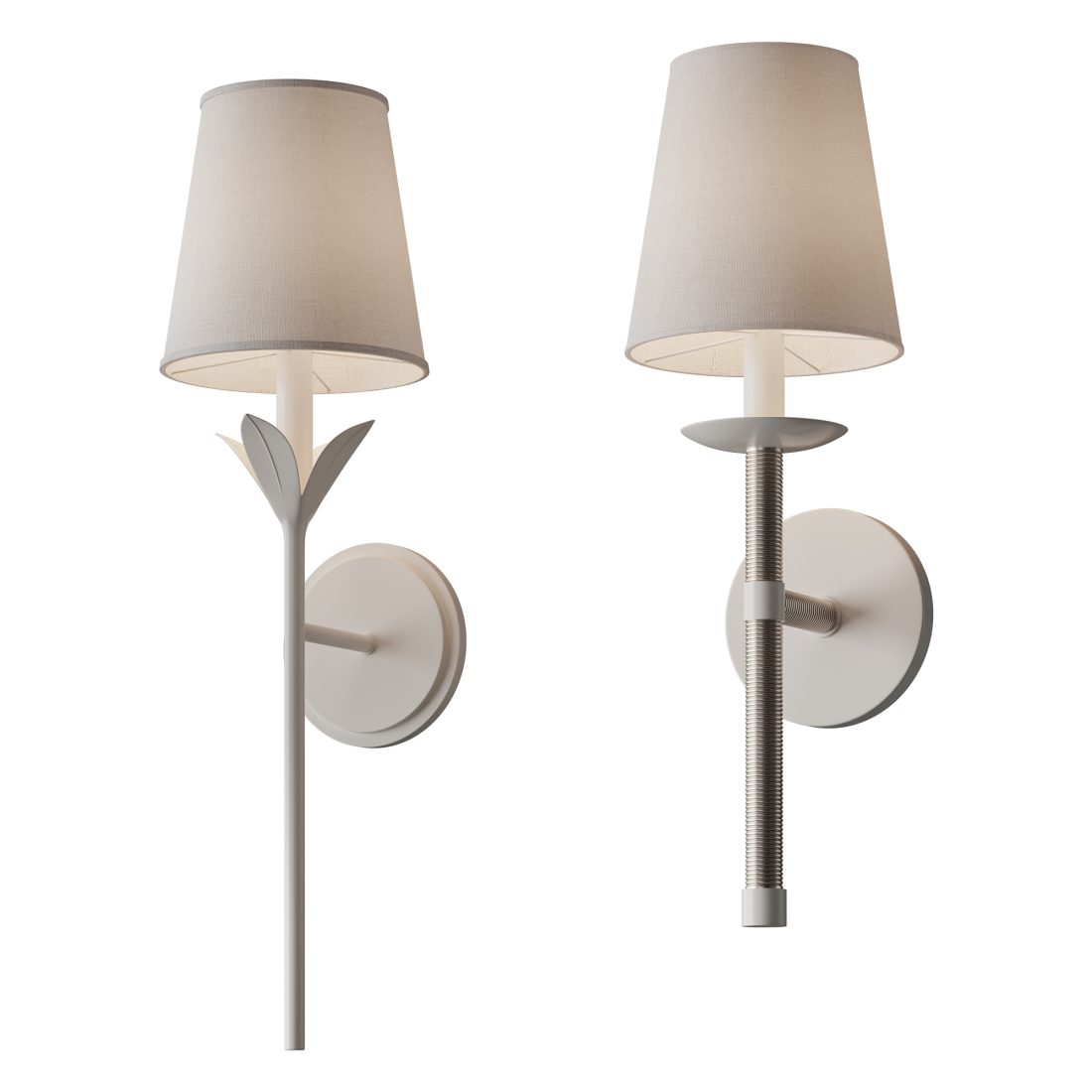 Olive Leaf Stem And Demske Sconce 3D Model for VRay, Corona | CGMood