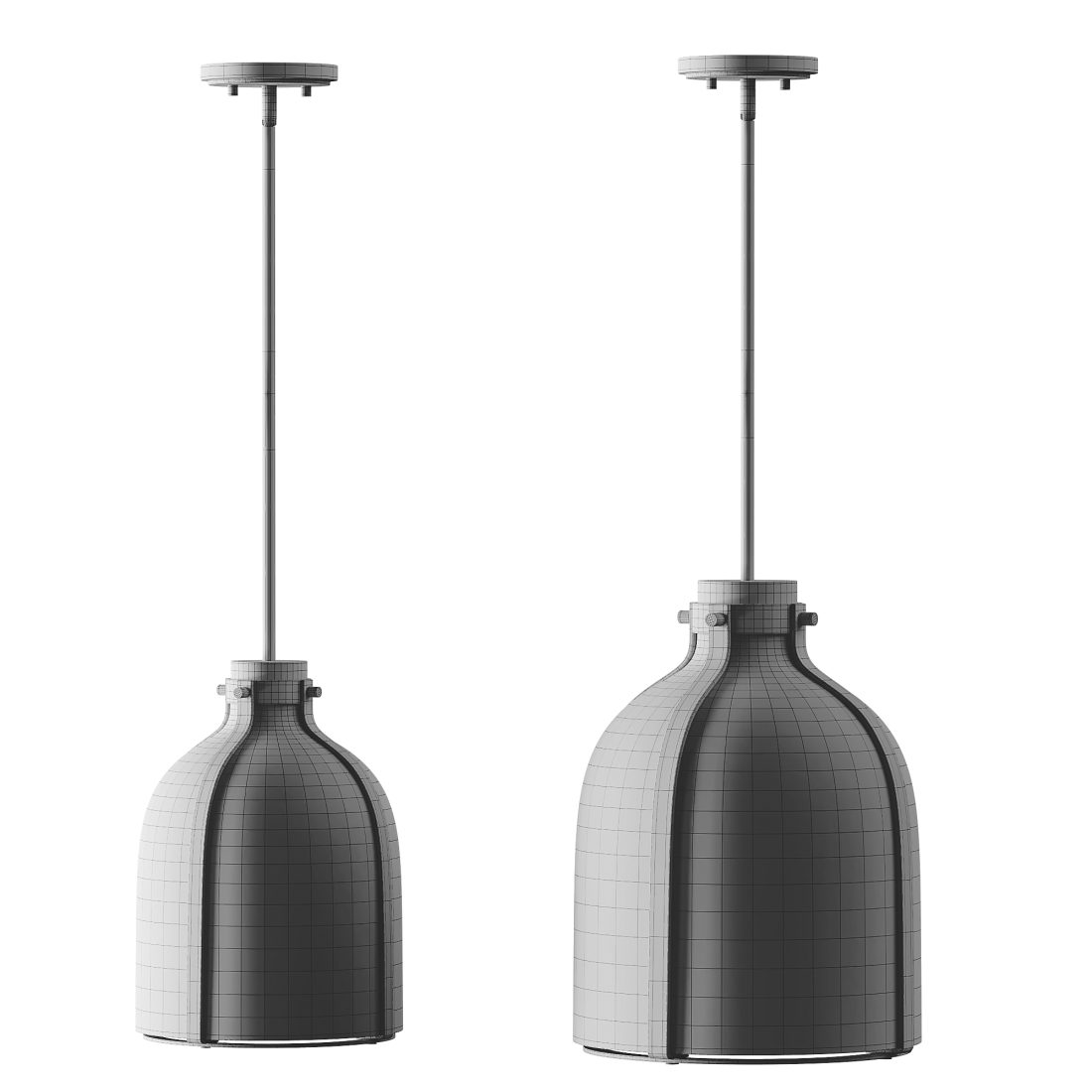 Pearson Cage Pendant Light - 3D Model for Corona