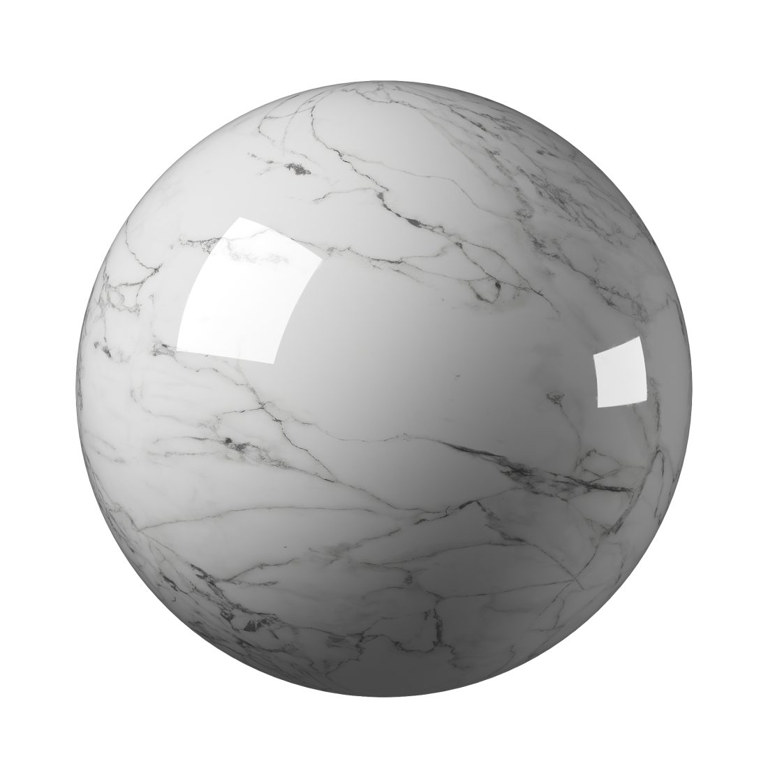White Marble Carrara Classic / Porcelain Tile 37 - 3D Model for VRay ...