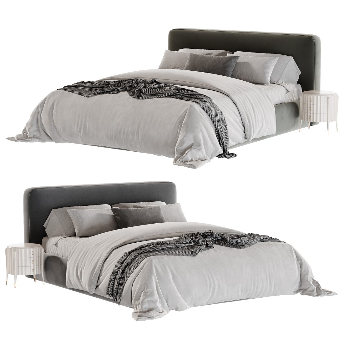 Bliss Bed 3D Model for Corona | CGMood