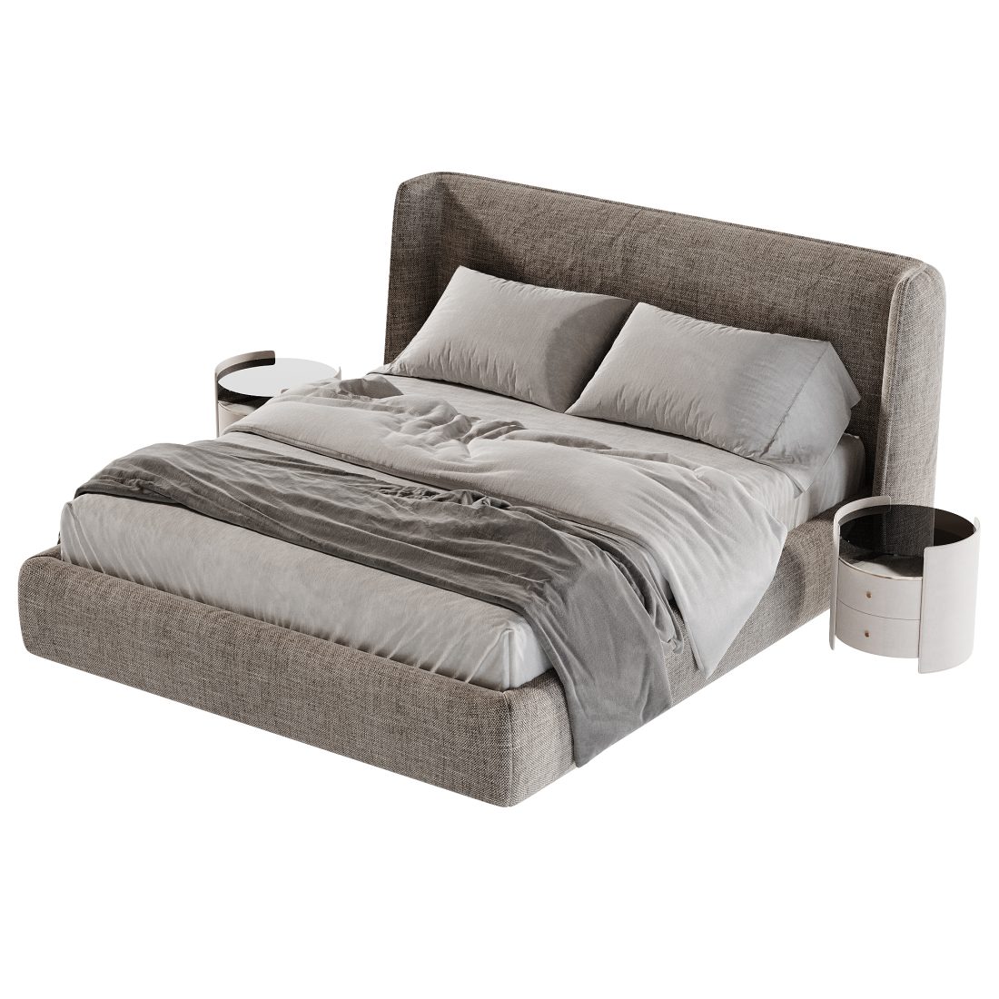 Shell Bed 3D Model for Corona | CGMood