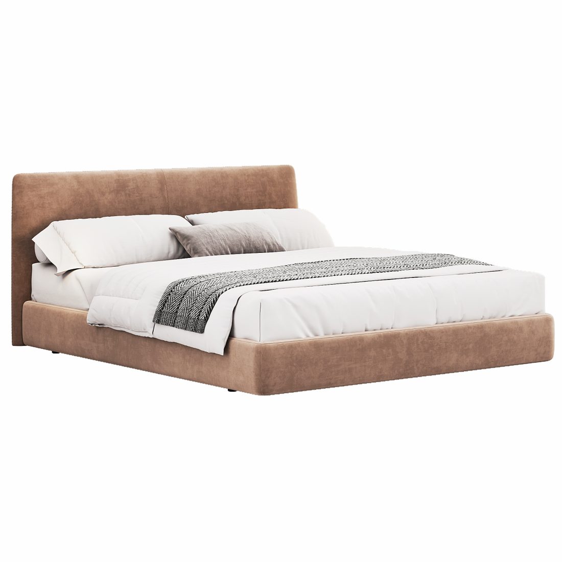 Jacqueline Double Bed By Poliform 01 - 3D Model for Corona