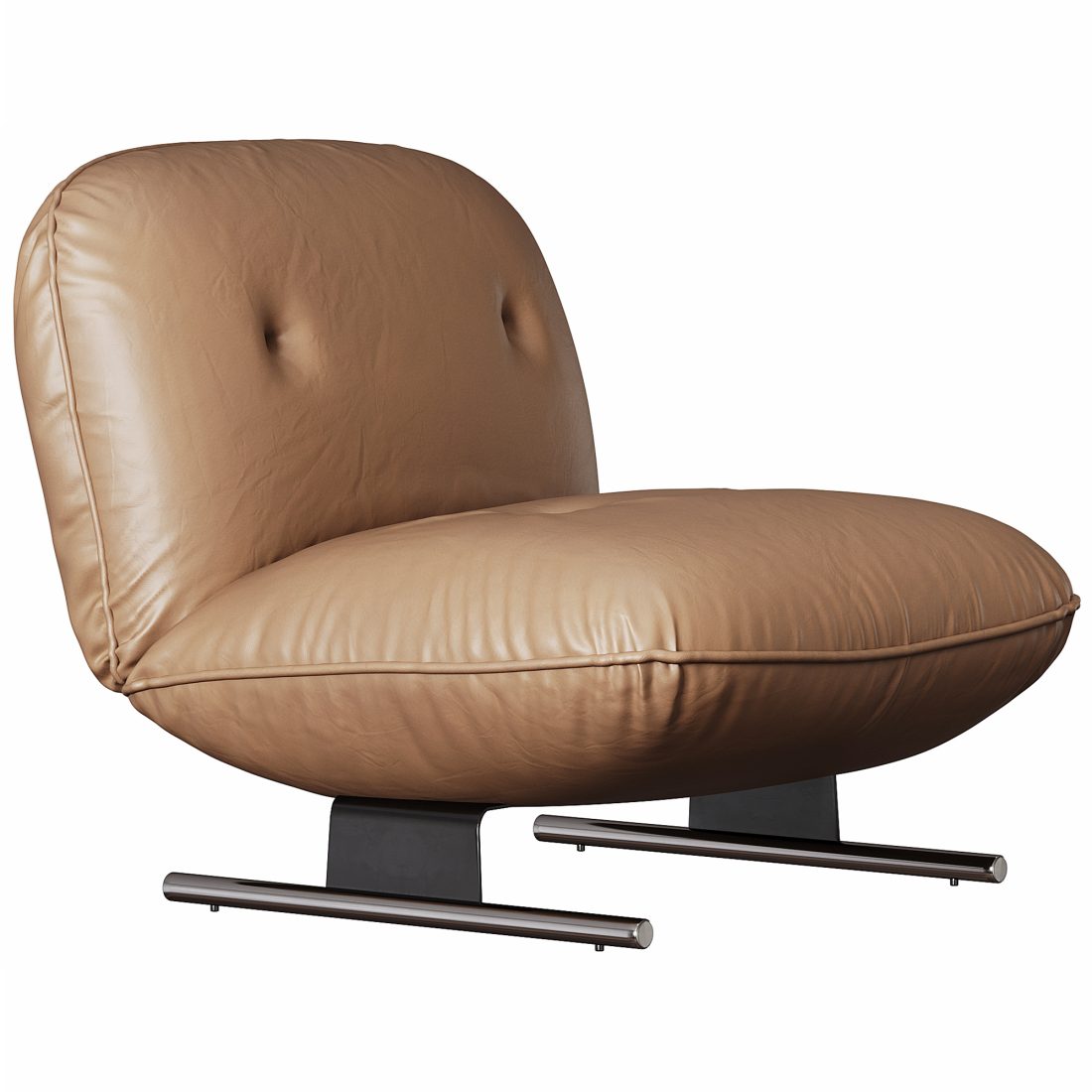 Libra Armchair By Minotti 02. - 3D Model for Corona