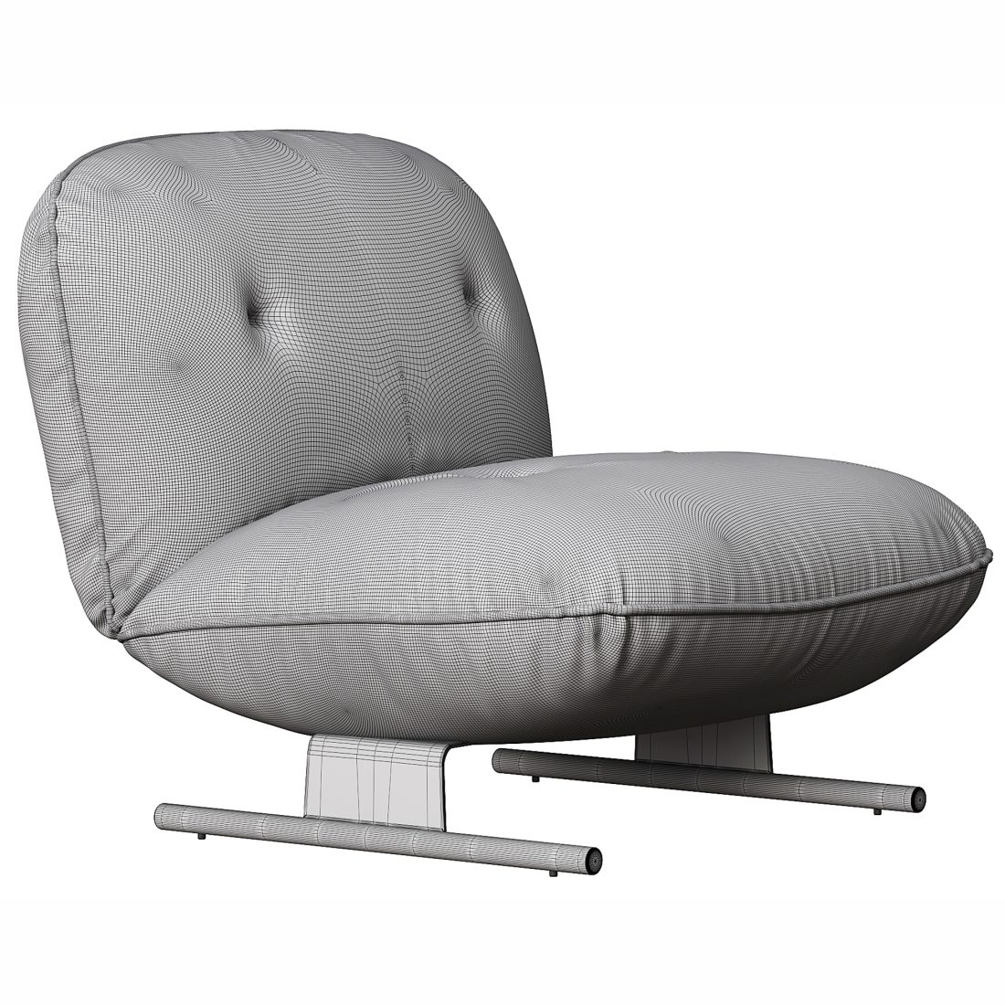 Libra Armchair By Minotti 02. - 3D Model for Corona