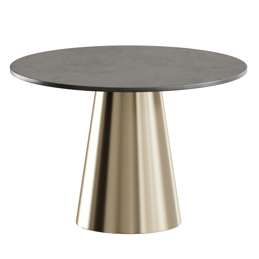 Zibal Coffee Table On A Gold Base 3D Model for Corona | CGMood