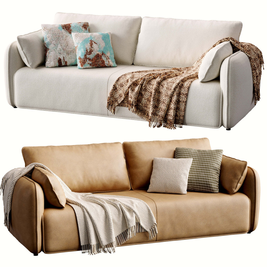 Easy Sofa By Mood 3D Model for Corona | CGMood