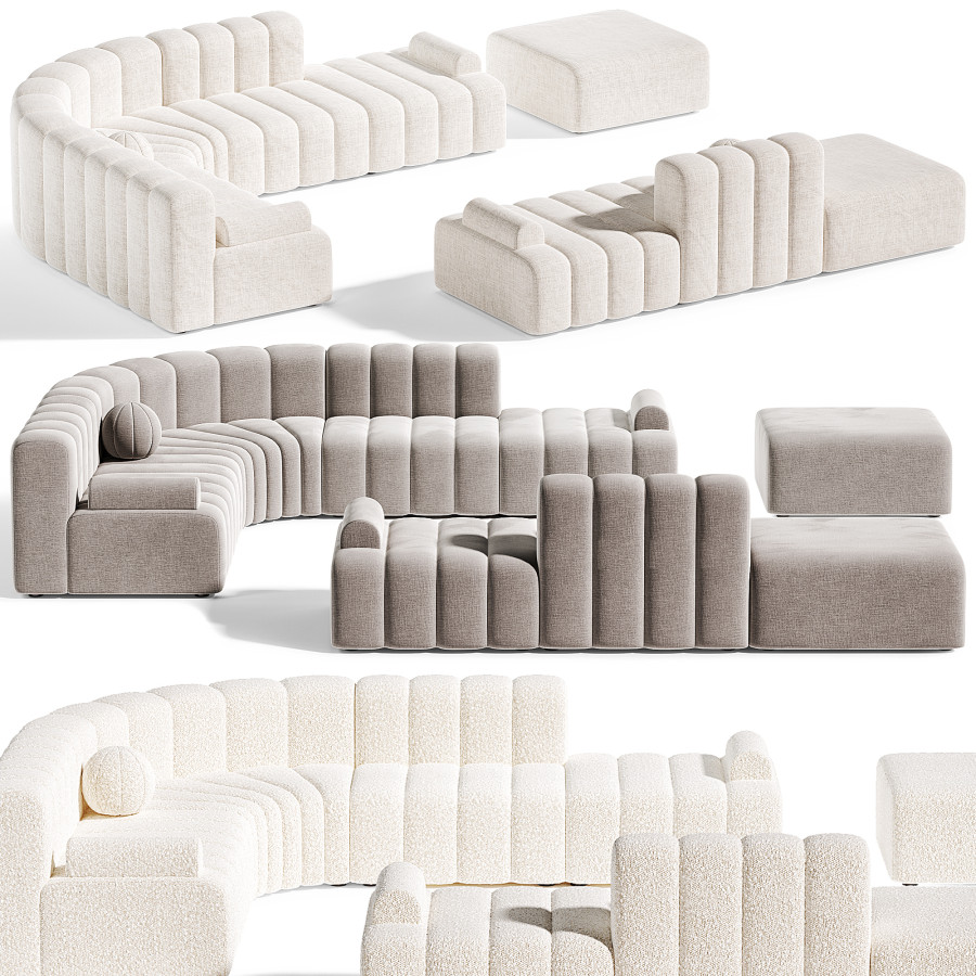 Modular Sofa Studio 03 By Norr11 3D Model for Corona | CGMood