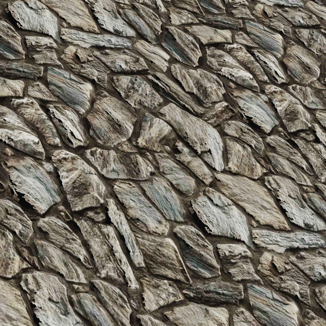 Fb557 Faux Stone Panel Castle Wall Stone Flat - 3D Model for FStorm ...
