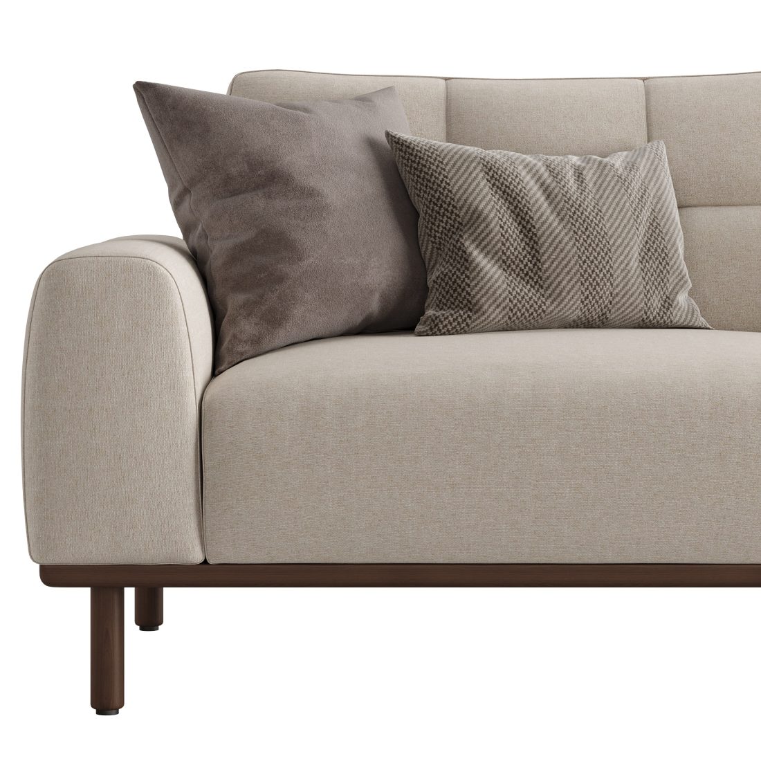 Travis Straight Sofa - 3D Model for Corona
