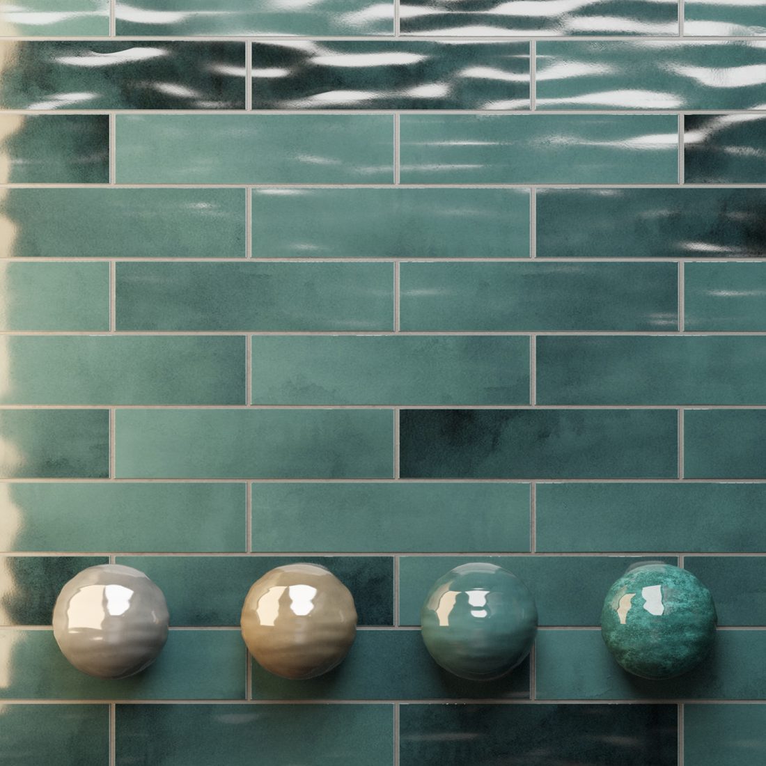 Porcelain Tile 24x6 Marazzi Lume Blue M6rr 3D Model for VRay, Corona ...