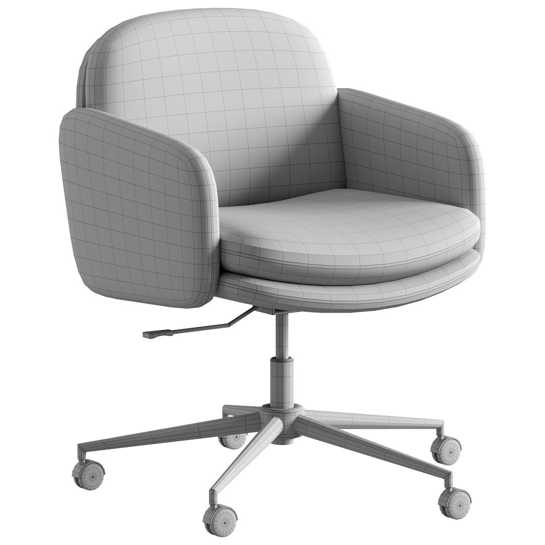 Swivel Office Chair Bellagio By Laredoute - 3D Model for Corona