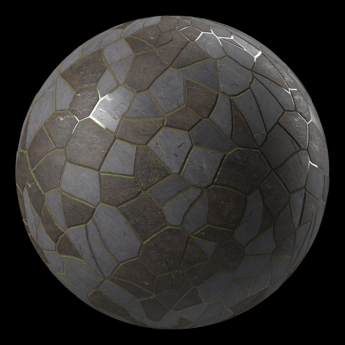 D296 Wet Pavement |Seamless Pbr - 3D Model for VRay, Corona