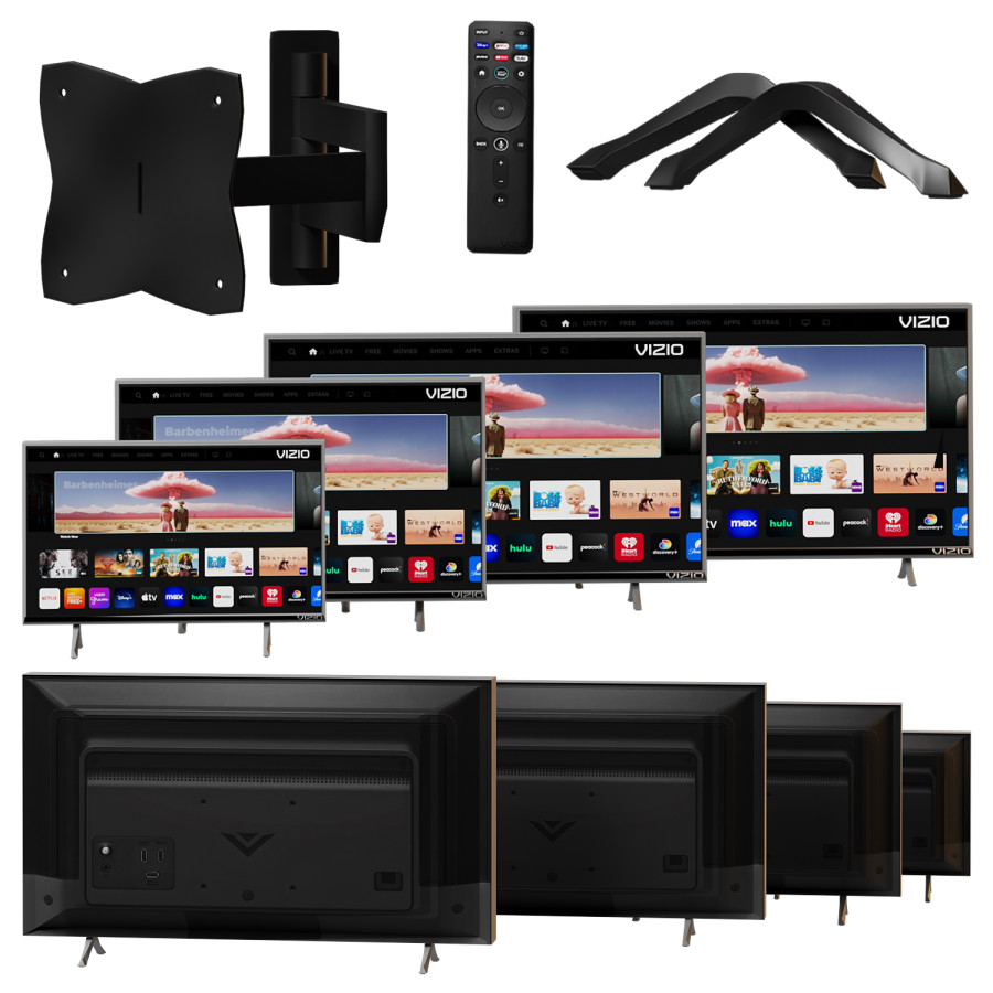 Set Of Vizio Tvs All D Series - 3D Model for VRay, Corona