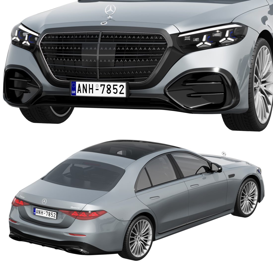 Mercedes-Benz S-Class W223 AMG-Line 2027 3D Model for Corona | CGMood