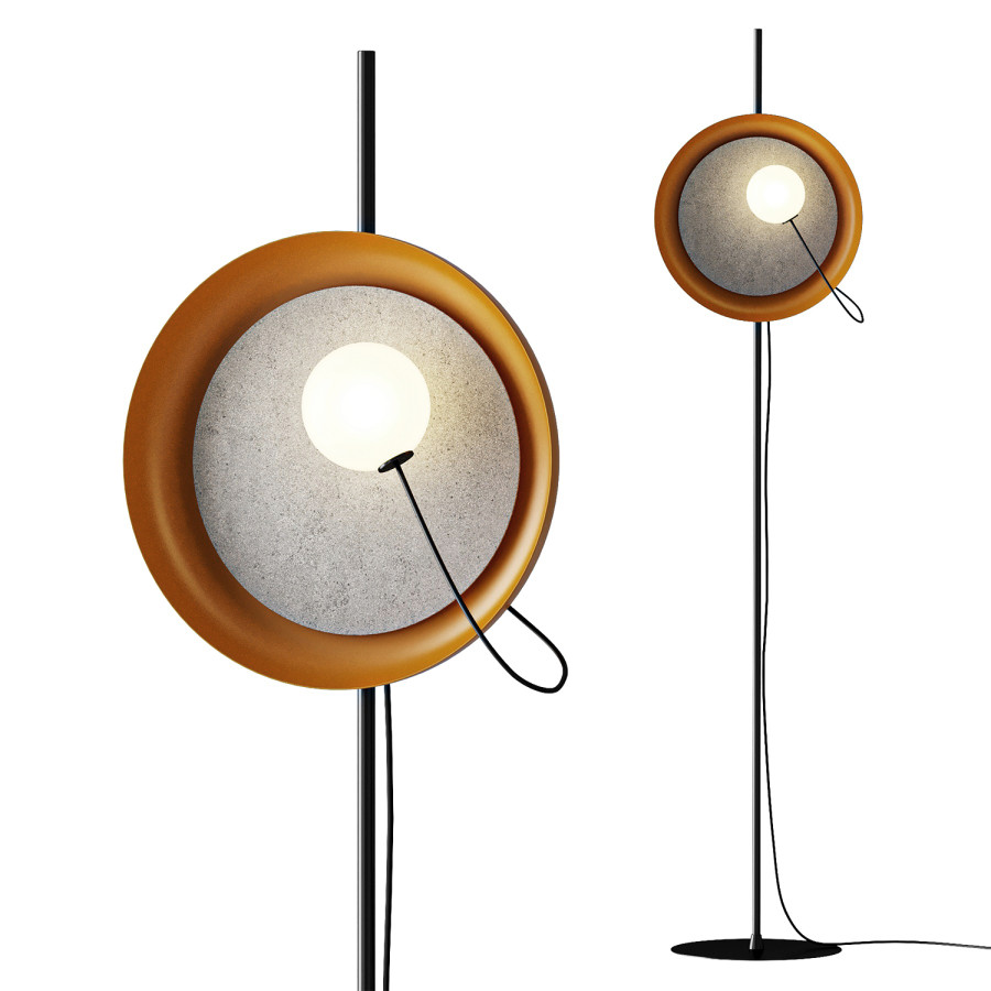 Acoustic Disc Floor Lamp 3D Model for Corona | CGMood