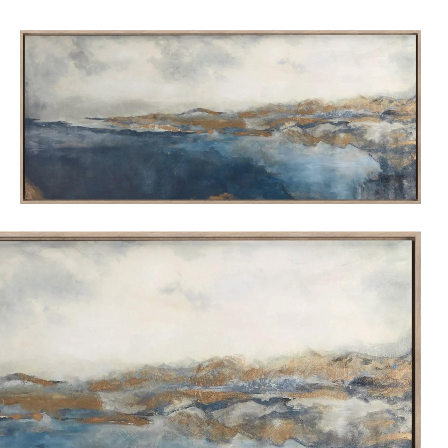 Lac Bleu Framed Print - 3D Model for VRay, Corona
