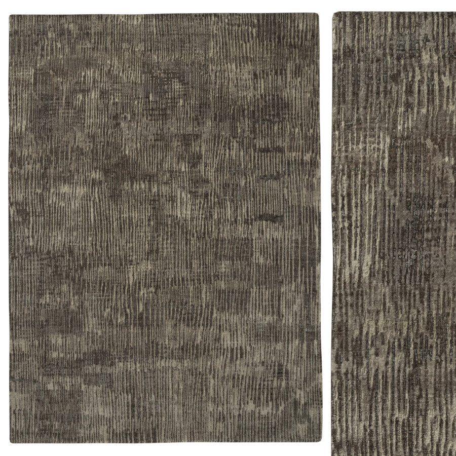Leila Wool & Silk Rug Chocolate - 3D Model for VRay, Corona
