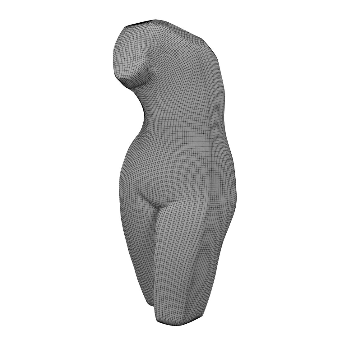 Italian Carrara Marble Cubist Sculpture - Helena 3D Model for VRay ...