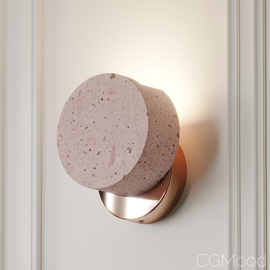 Ambra Wall Sconce By David Pompa - 3D Model for Corona