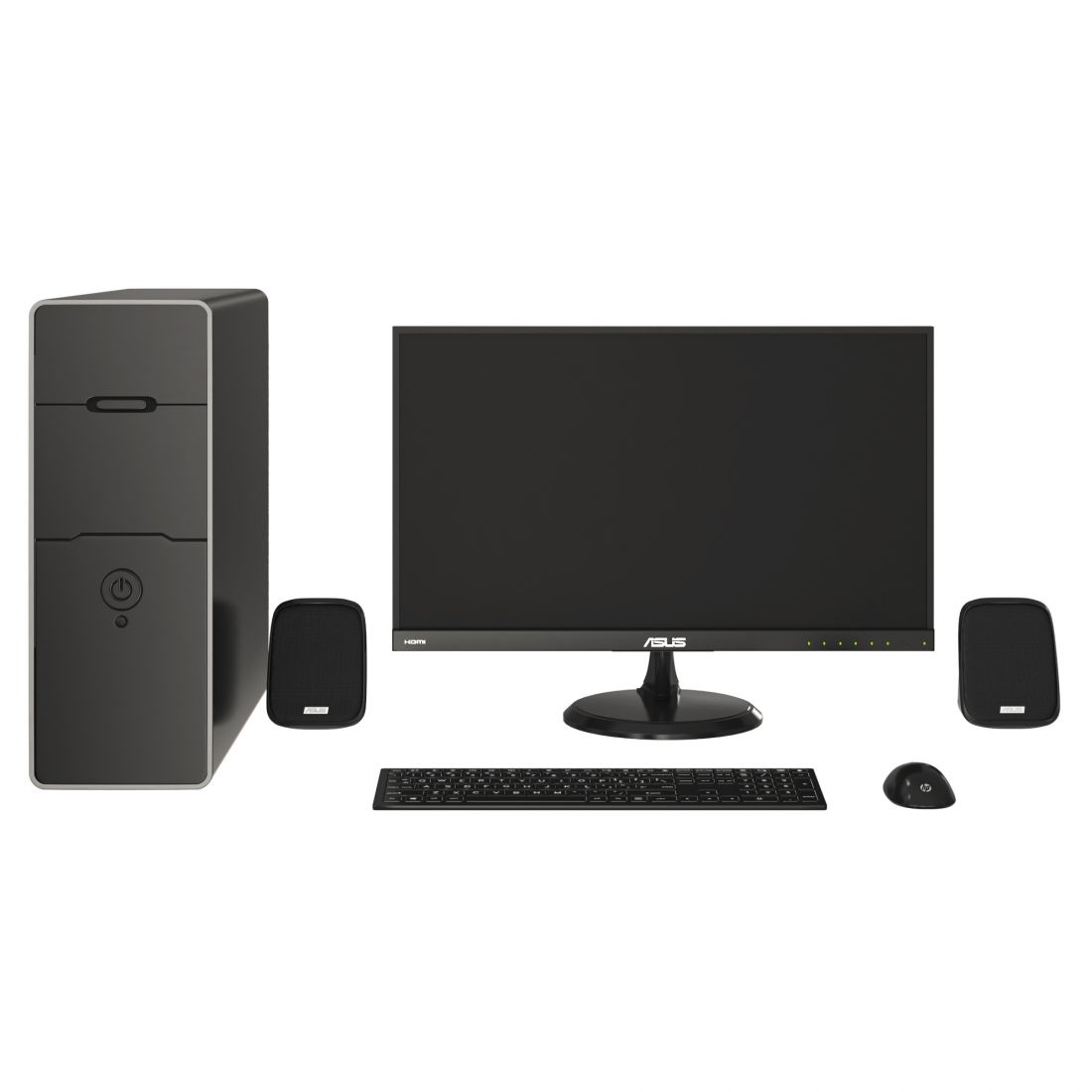 Black Pc Asus - 3D Model for VRay, Corona