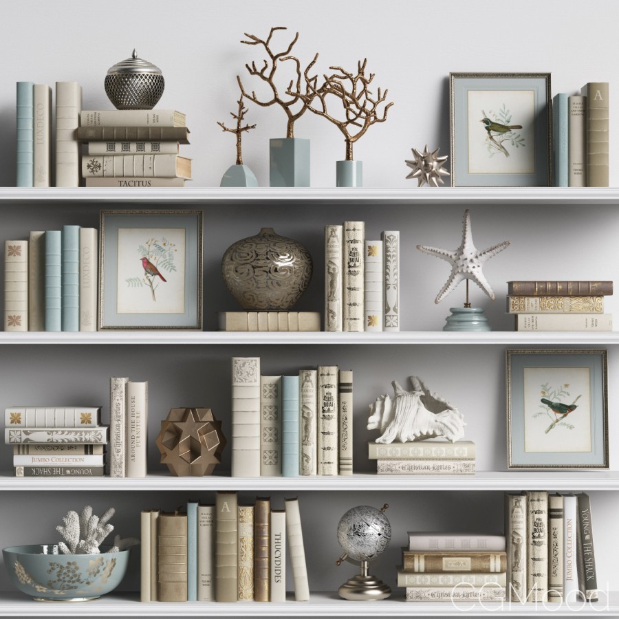 Decor Set 20 3d Model For Vray 6585