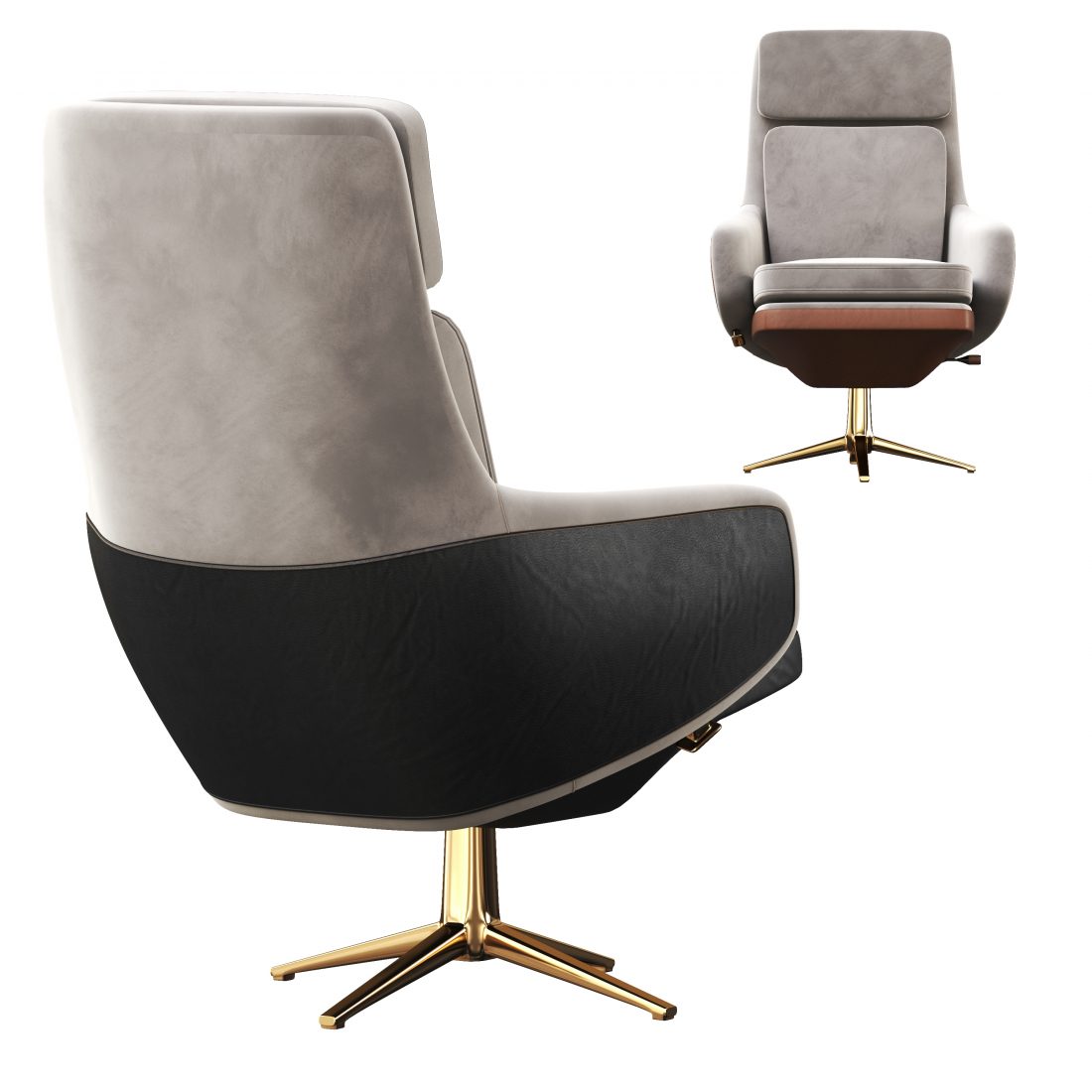 Grand Relax Lounge Chair 3D Model for VRay | CGMood