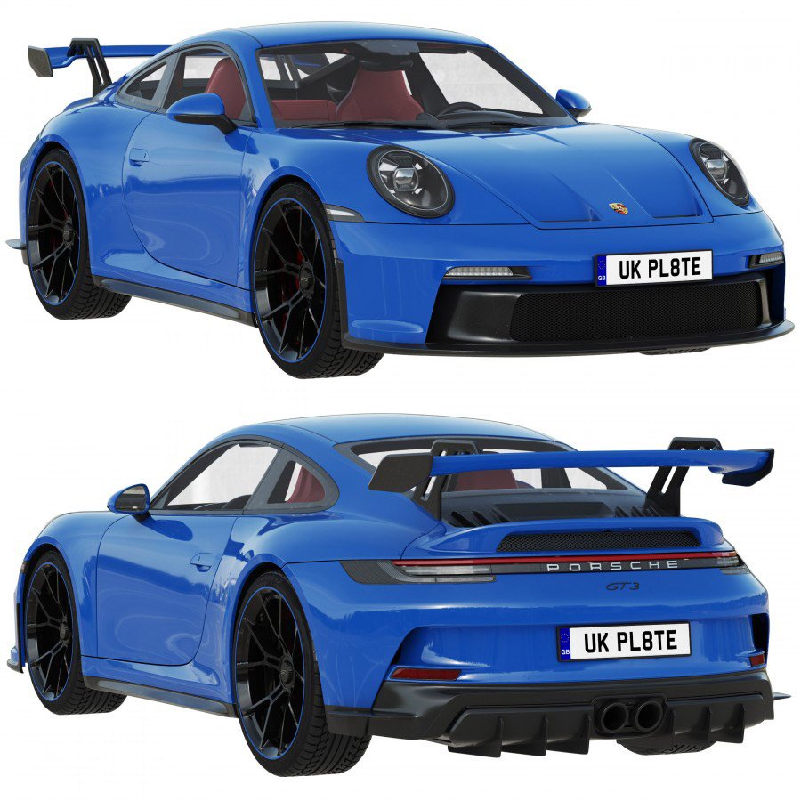 Porsche 911 GT3 2021 3D Model for VRay | CGMood