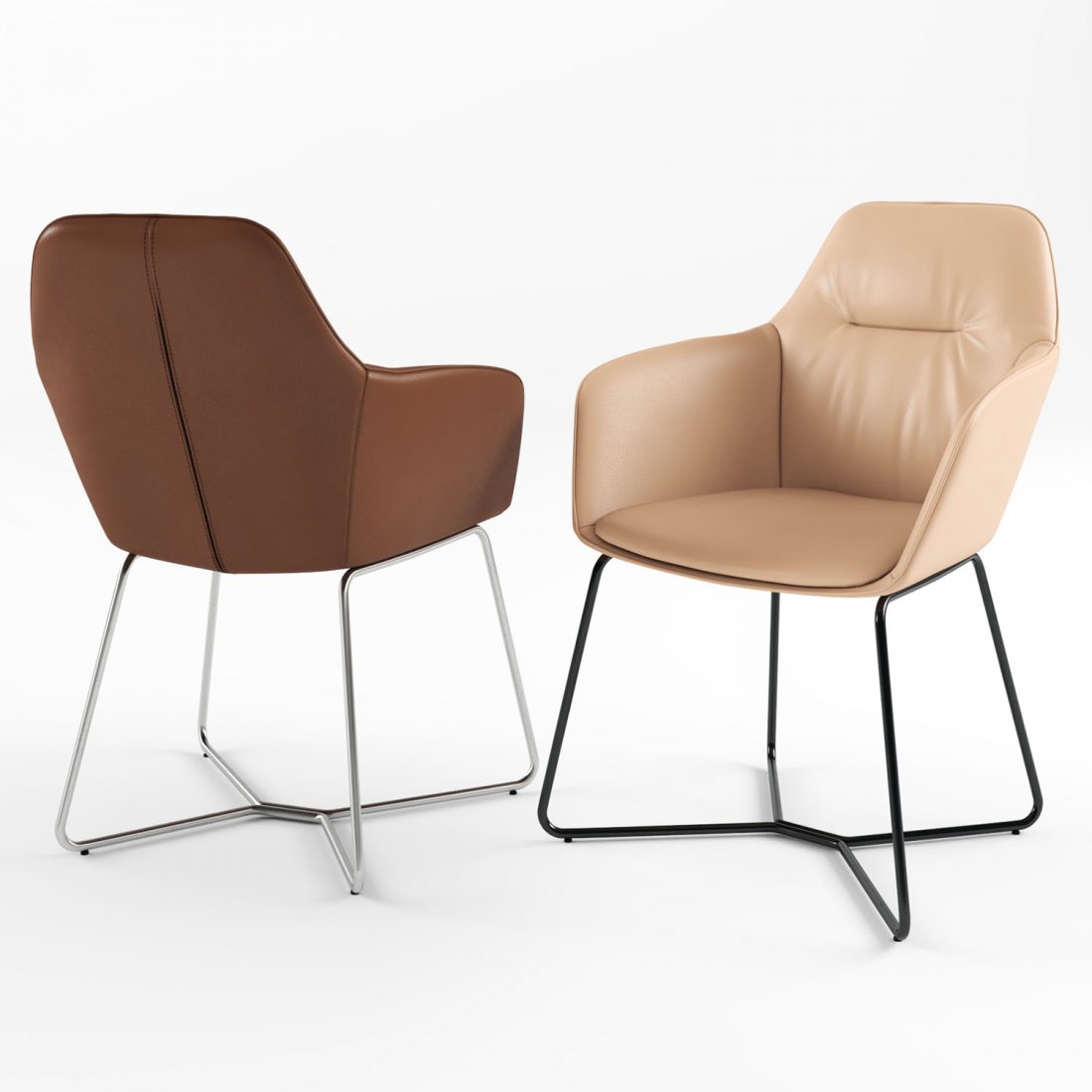 Nicolas Laredo Dining Chair - 3D Model for VRay, Corona