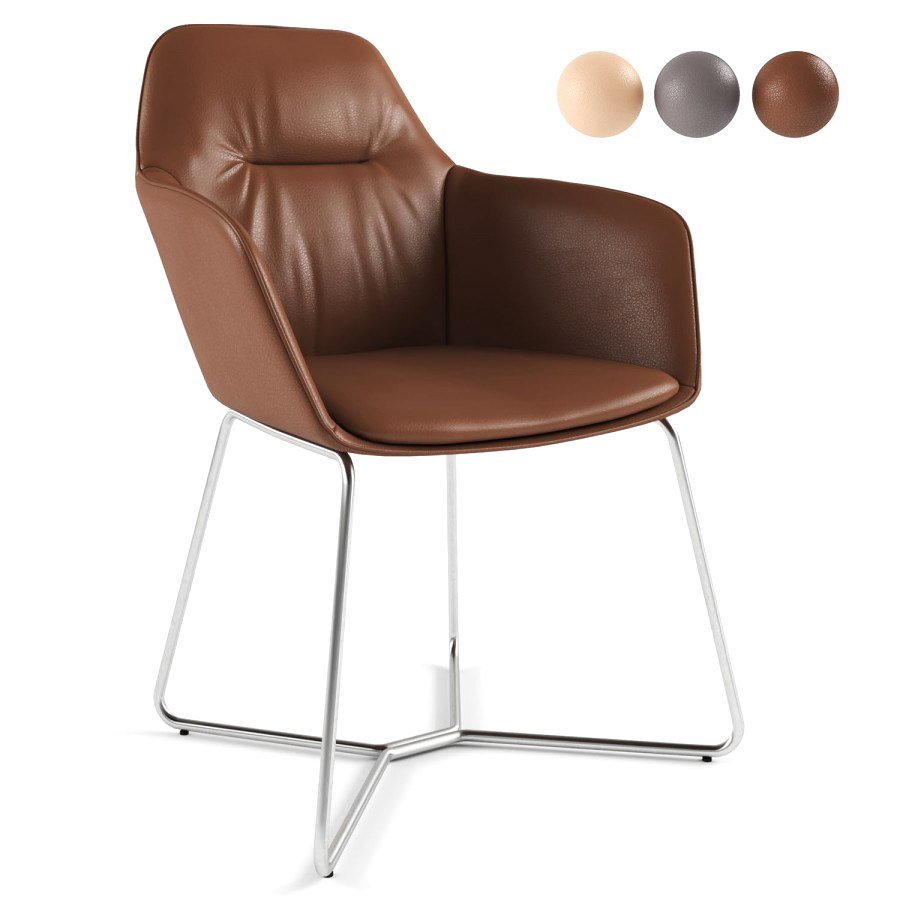 Nicolas Laredo Dining Chair - 3D Model for VRay, Corona