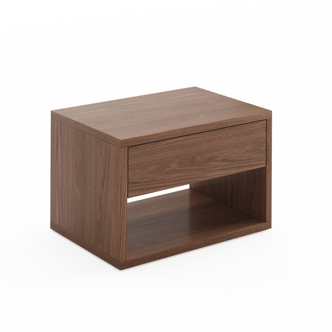 Cube - Low Bedside Drawer Table - 3D Model for VRay, Corona