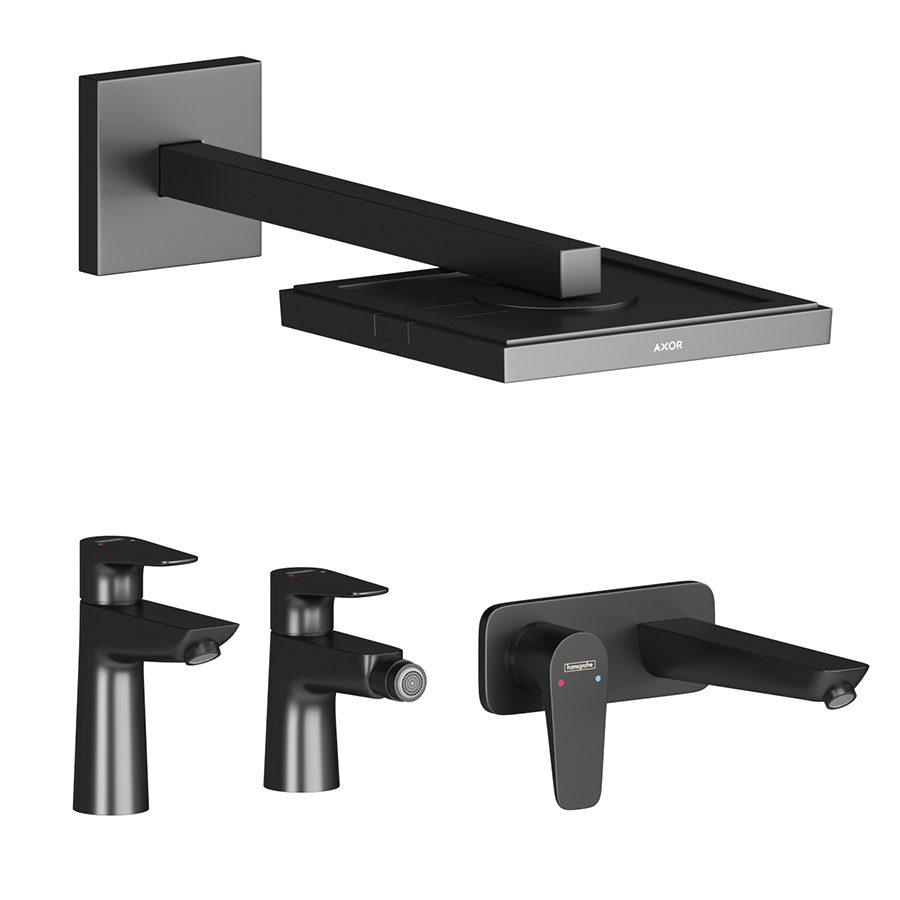 Set Hansgrohe и Axore - 3D Model for VRay, Corona