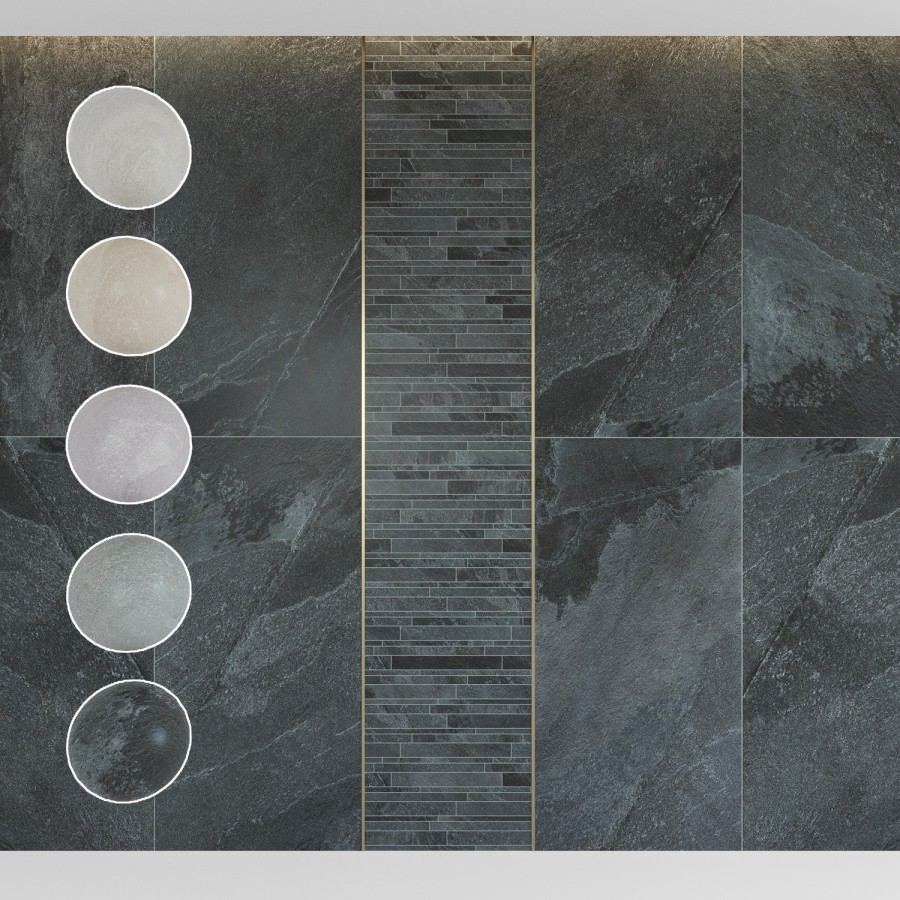 Contemporary Design Cerim Natural Stone Decor - 3D Model for VRay, Corona