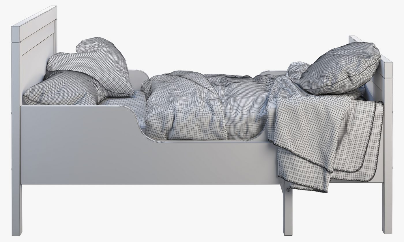 Ikea Sundvik Bed 3 - 3D Model for VRay