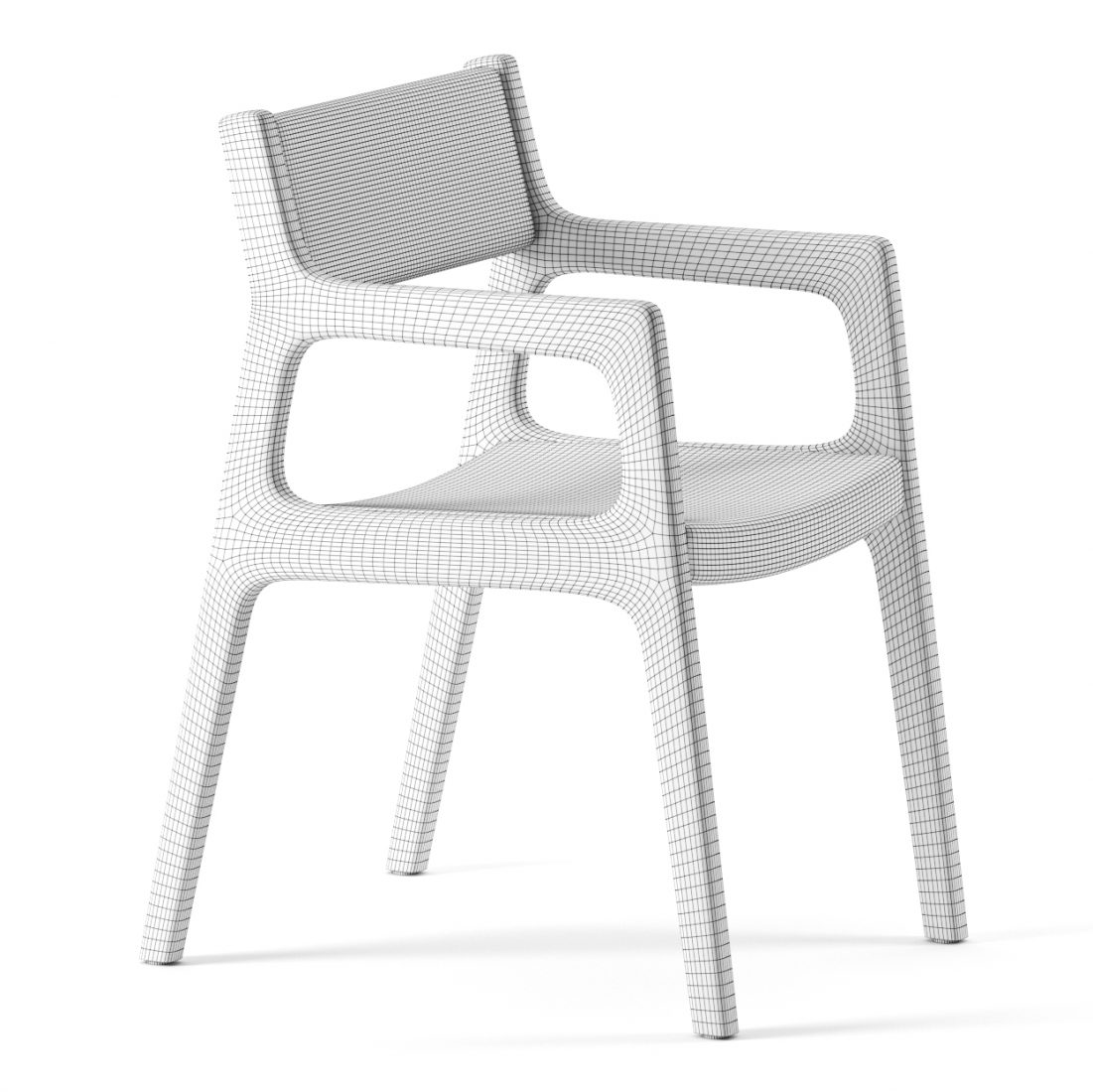 Deer Chair By Autoban 212 - 3D Model for Corona