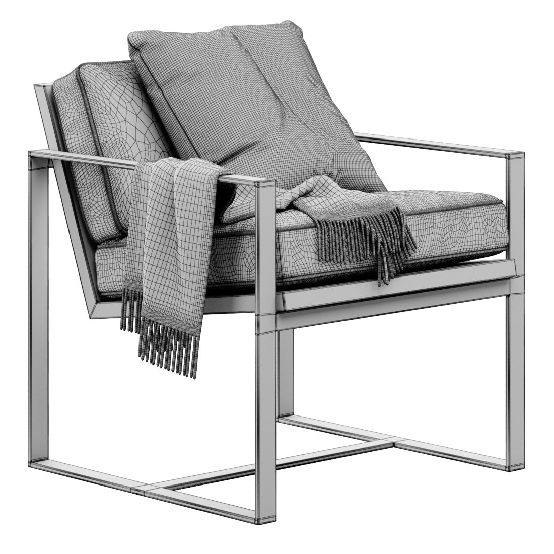 Manhattan Chair By Redford House - 3D Model for VRay