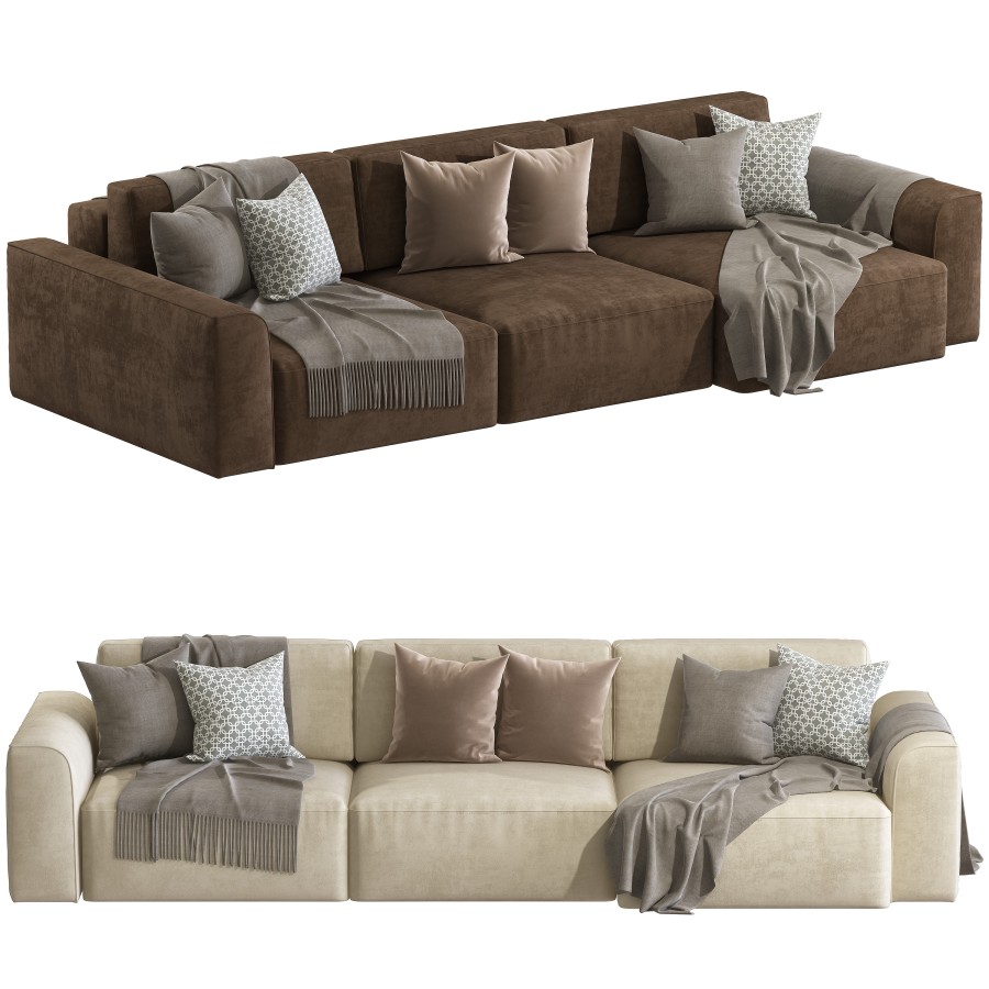 Soft_beige - 3D Model for VRay