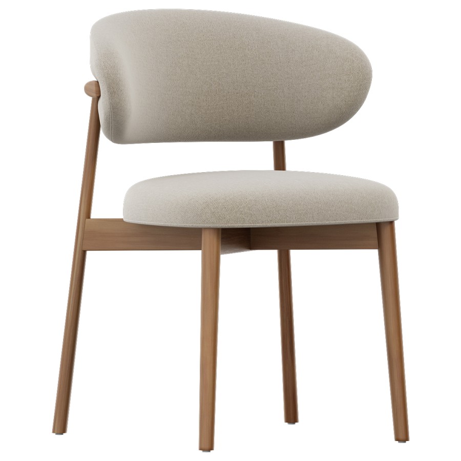 Oleandro Chair Wood By Calligaris - 3D Model for VRay