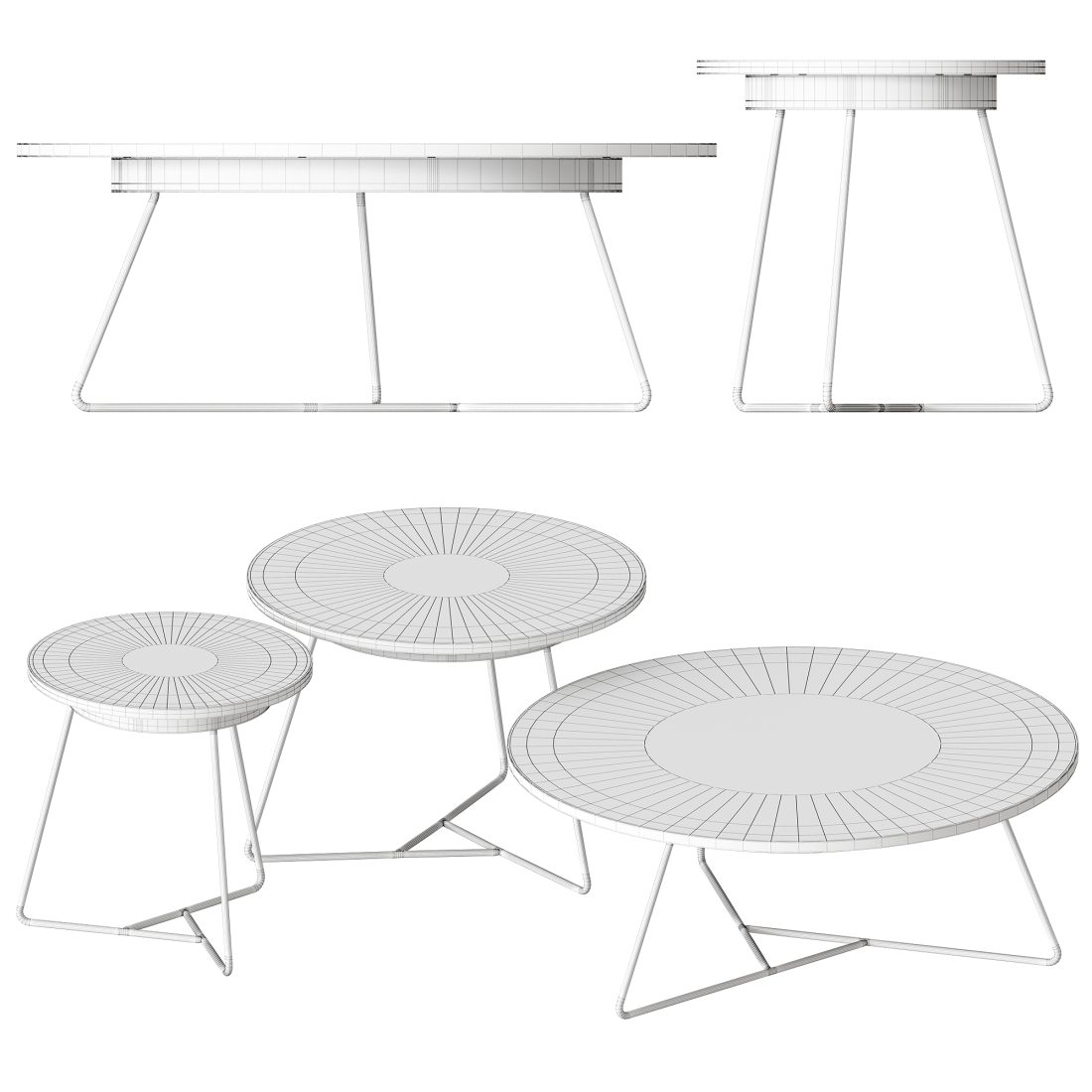 Domkapa Gina Table - 3D Model for Corona