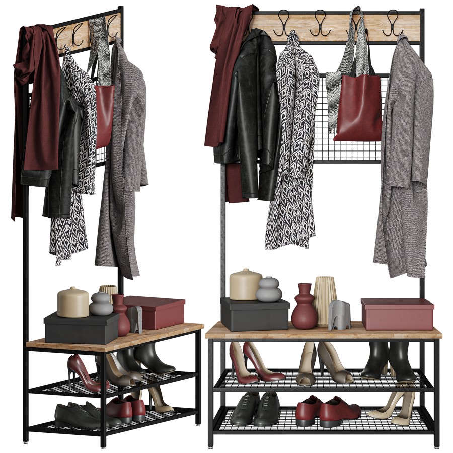 Perry Hallway Unit Clothes Set - 3D Model for Corona