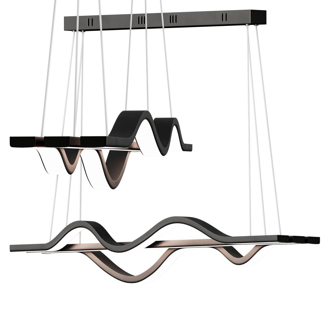Neo Gleam Rc Modern Led Pendant Lights - 3D Model for Corona