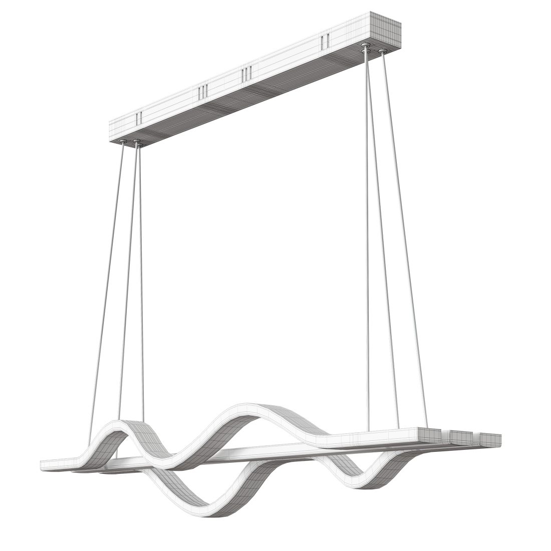 Neo Gleam Rc Modern Led Pendant Lights - 3D Model for Corona