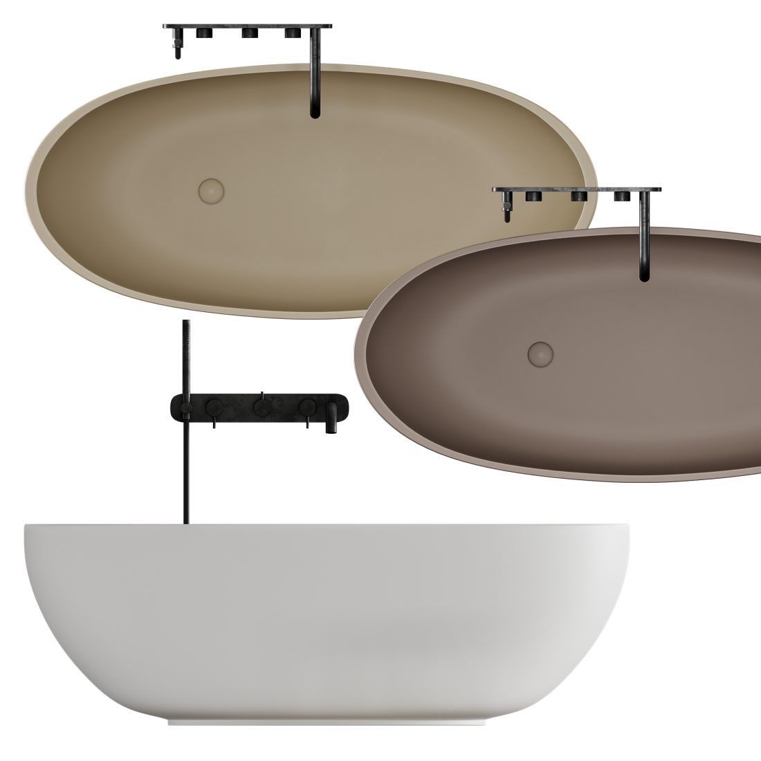 Rexa Design Hole Bathtub - 3D Model for Corona