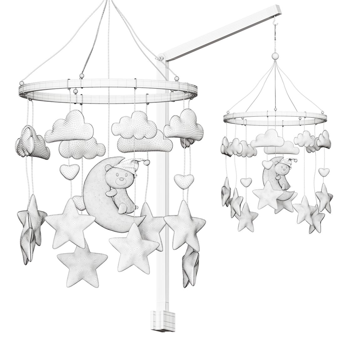 Baby Mobile -2 - 3D Model for Corona