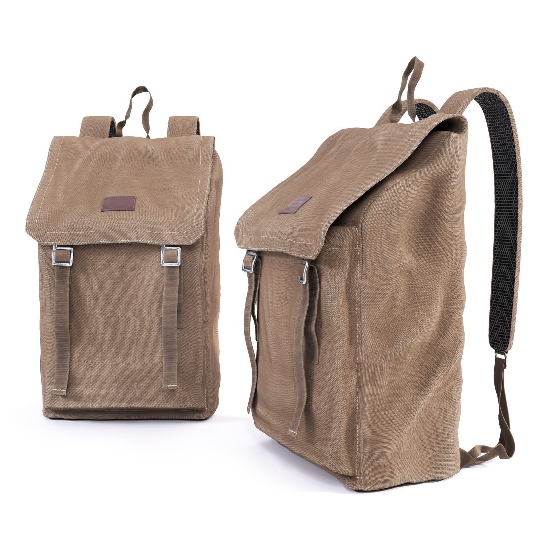 Casual Backpack - 3D Model for VRay, Corona