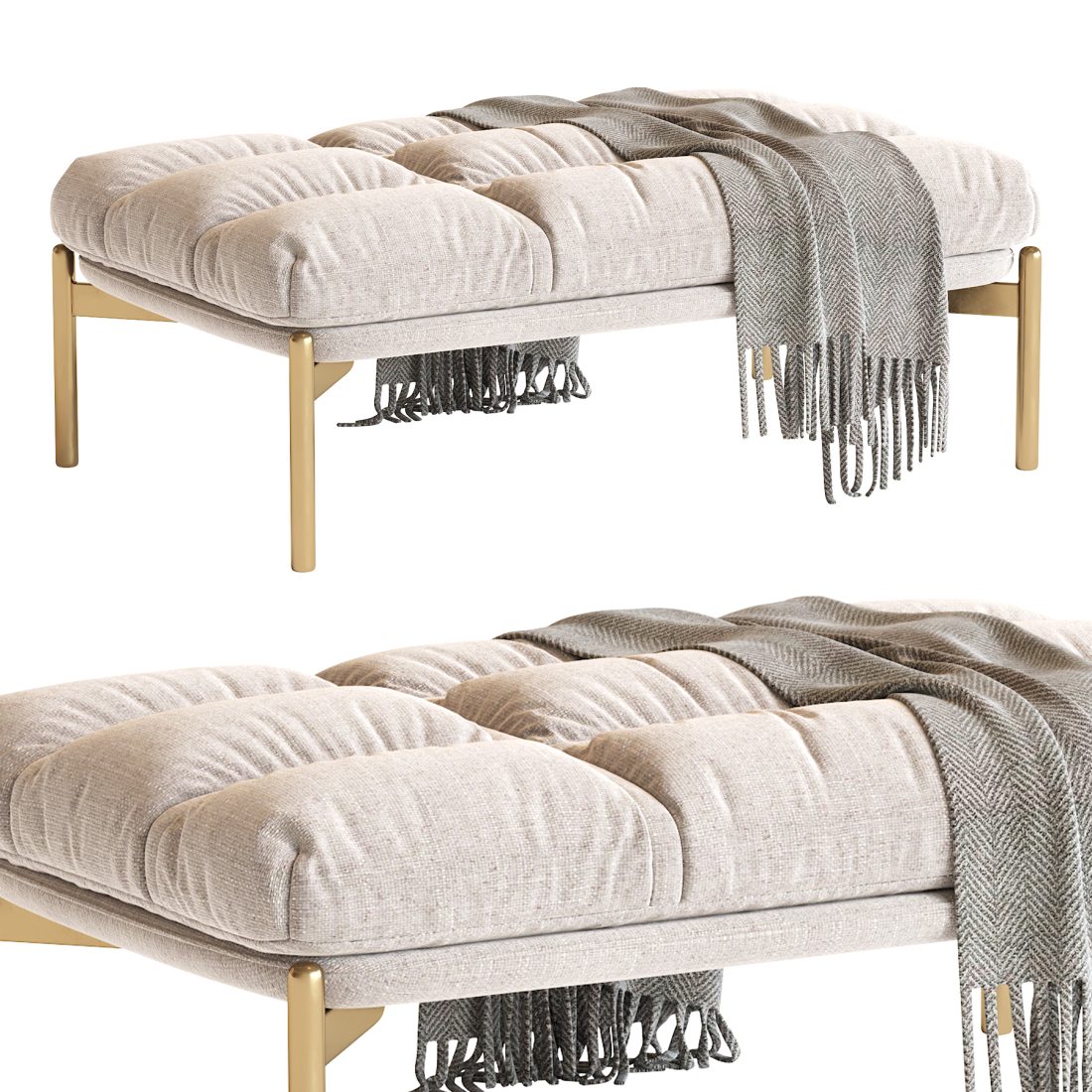 Cloud Bench - 3D Model for Corona