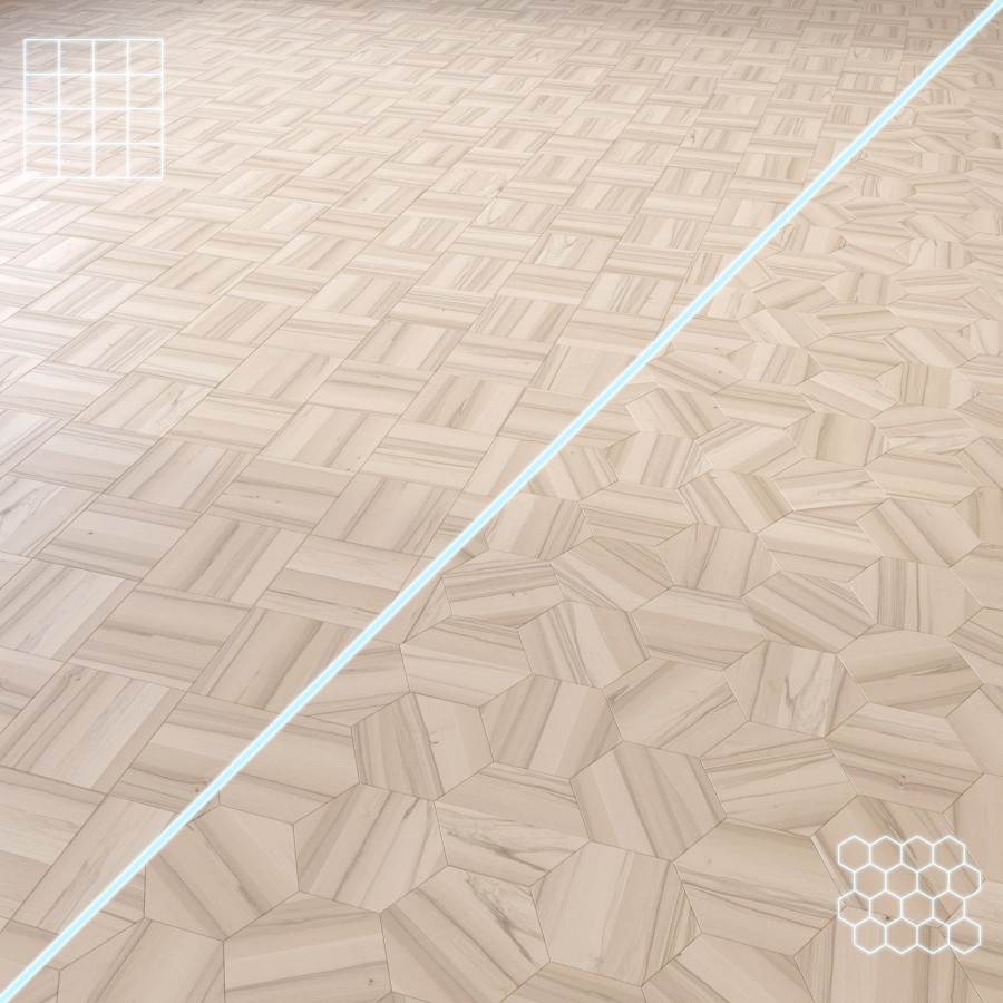 Parquet - Laminate - Wooden Floor 2 In 1 - 3D Model for VRay, Corona, VRay