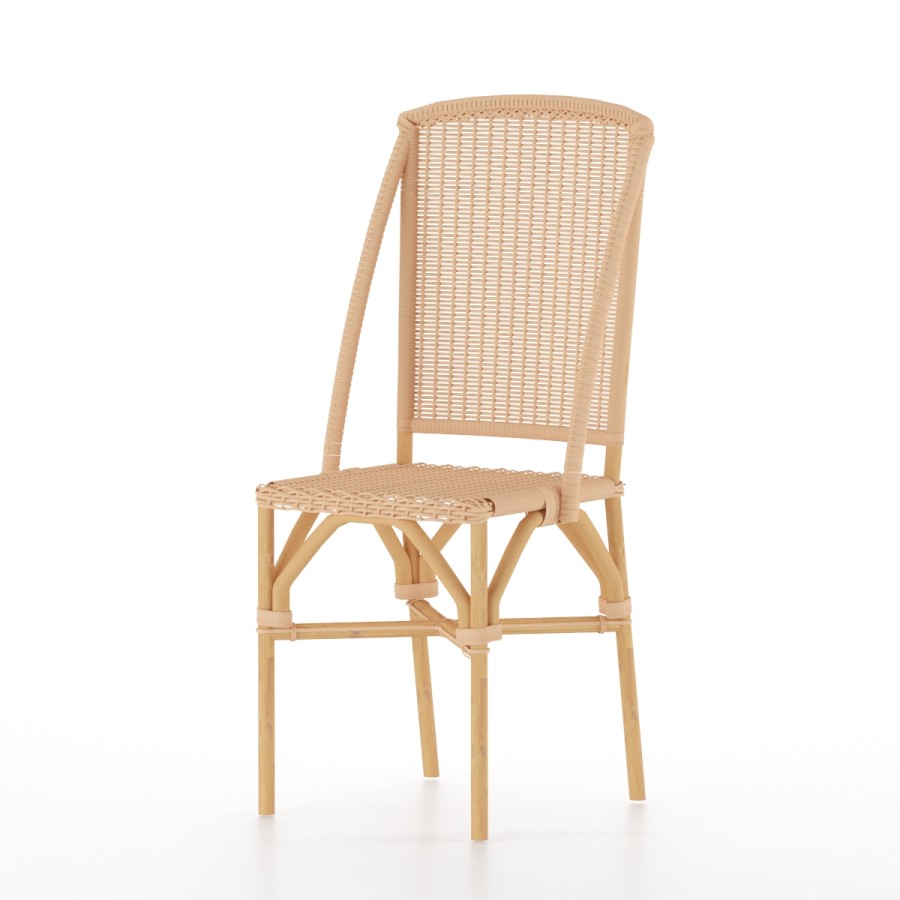 Chair Rattan Selva Rotin - 3D Model for VRay